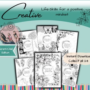 Cute Inspirational Coloring Pages for Girls Building Confidence Through ...