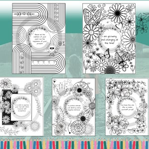 Cute Inspirational Coloring Pages for Girls Building Confidence Through ...