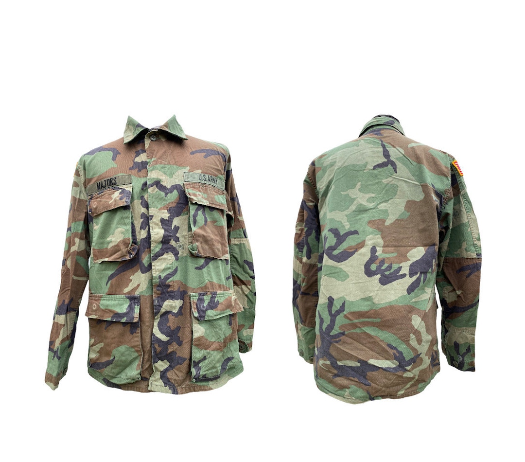 Vintage US Army Camo Jacket, Size L/XL - Etsy