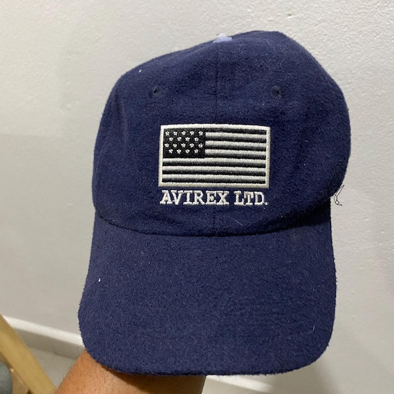 Rare Vintage Avirex Navy Cap - Gem