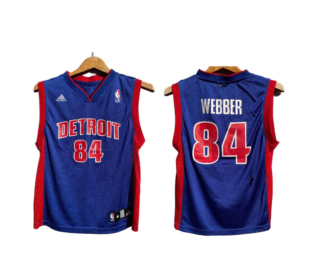 Adidas NBA Singlet Vintage Detroit 84 Blue M - Etsy