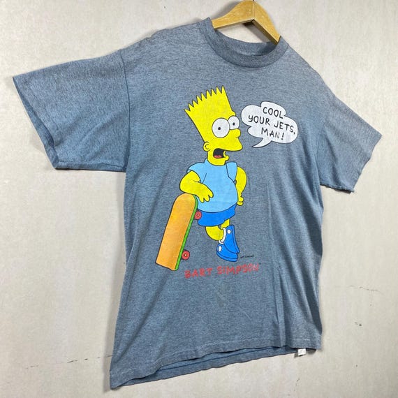 Vintage Skate Bart simpson 90s , the simpsons t-shirt… - Gem