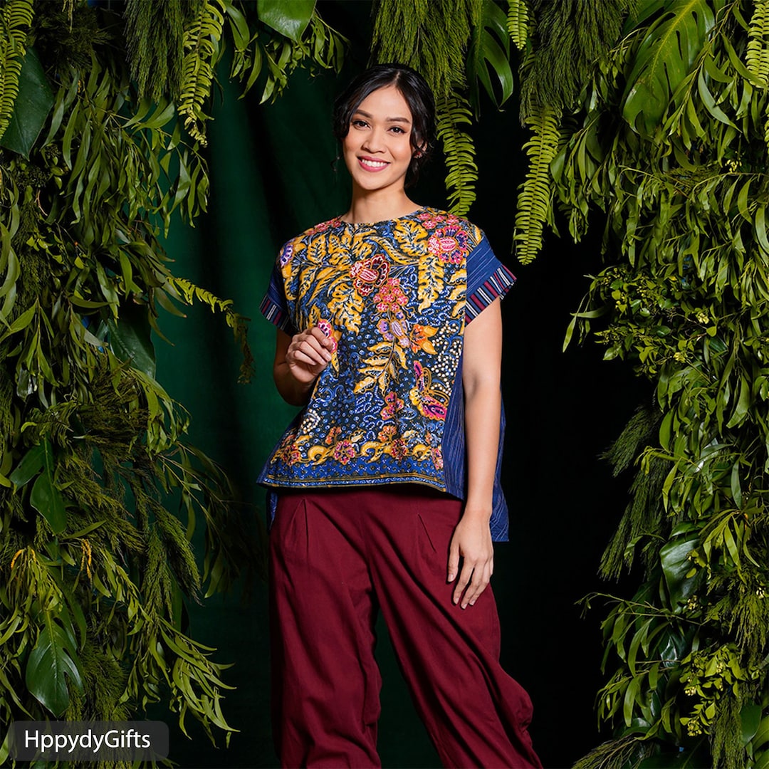 Barry Lasem Modern Casual Batik Blousebatik Dresstunik - Etsy