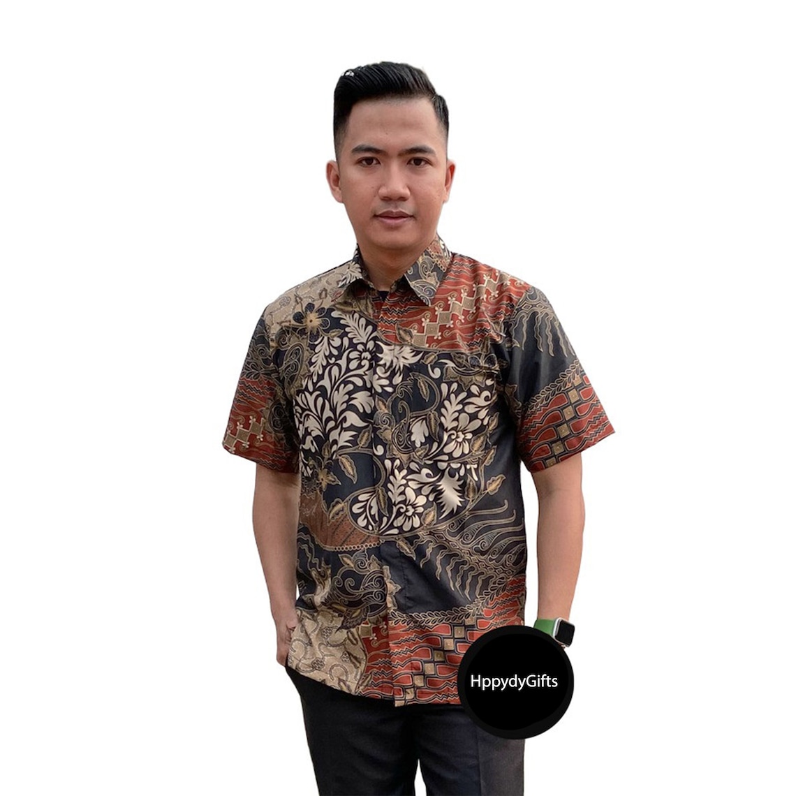 Modern and Elegant Men's Batik Wedding Shirt,men Batik,batik,men Batik ...
