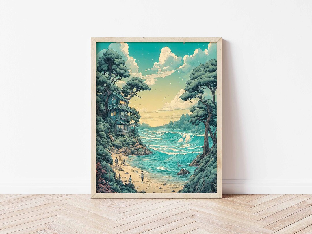 Traditional Japanese Wall Print: Ukiyo-e Art, Instant Download - Etsy