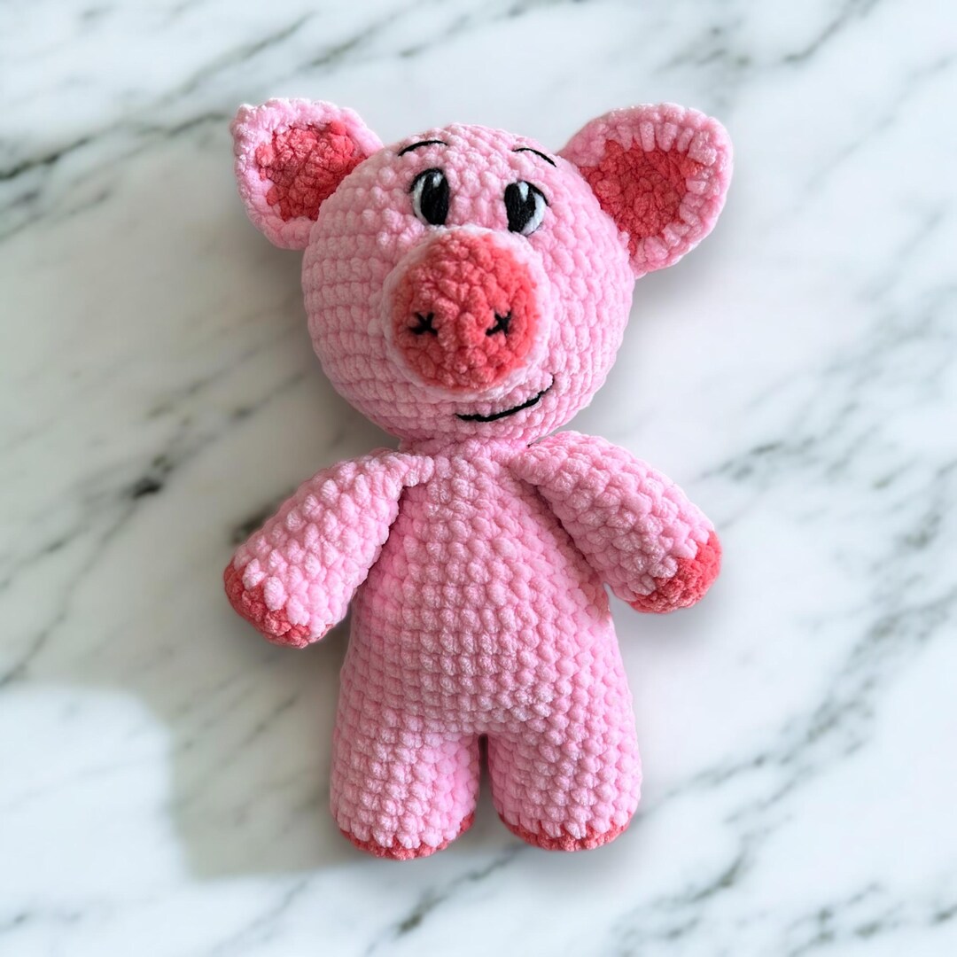 Pedro the Pig Amigurumi Plushie - Etsy