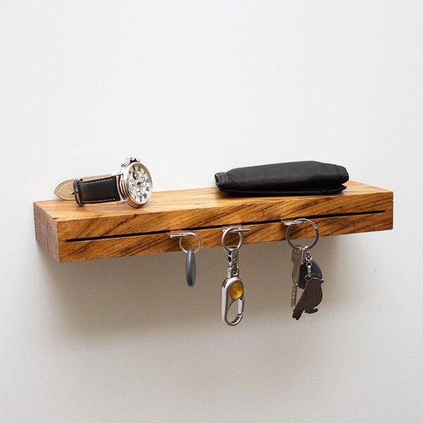 Wooden Key Holder - Etsy