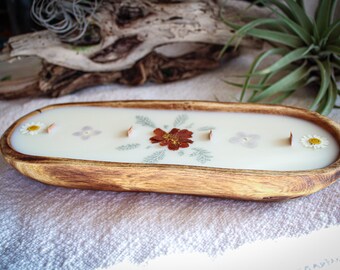 Wood Dough Bowl Candle - Etsy