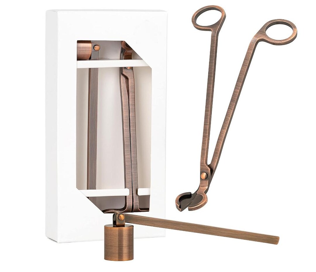 Luxury Candle Wick Trimmer: Copper & Black Candle Care Tool - Etsy