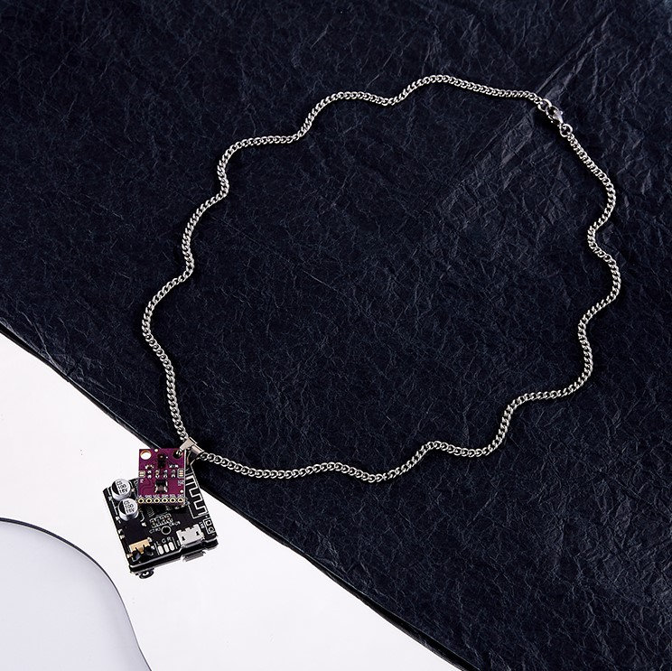 Real Circuit Board Pendant, Functional Cyberpunk Sci-fi Necklace, Laser ...