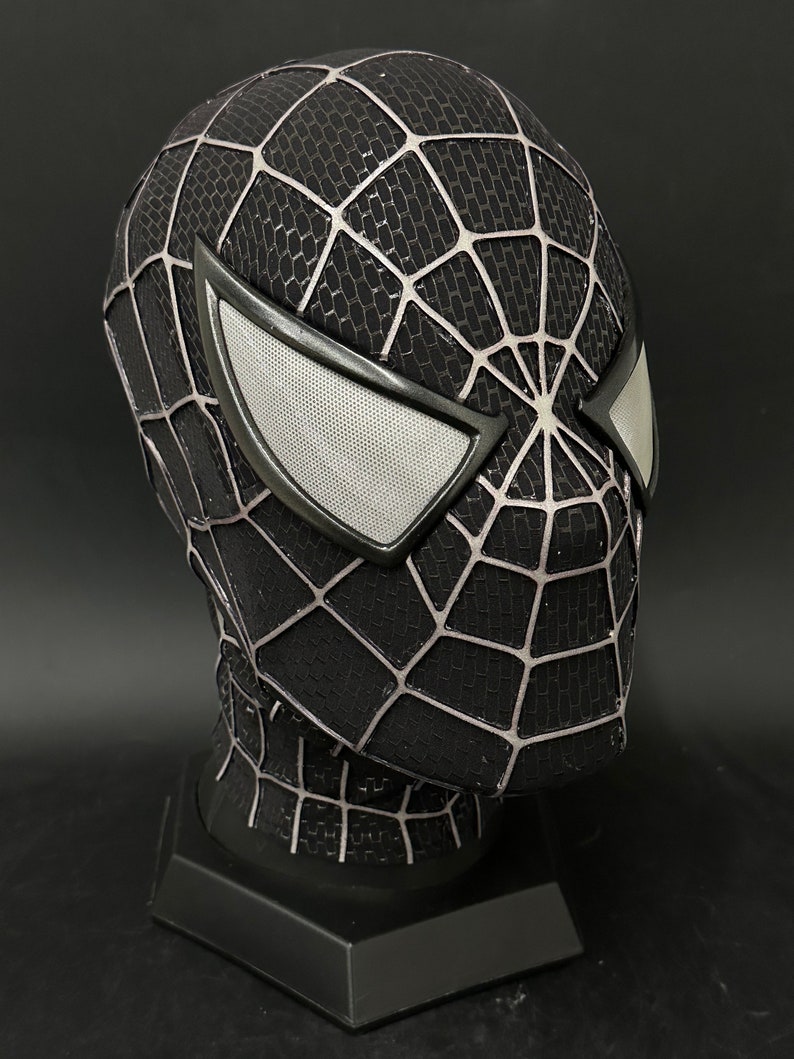 Black Spiderman Mask-spiderman Cosplay Sam Raimi Venom Spiderman Mask With Faceshell and ...
