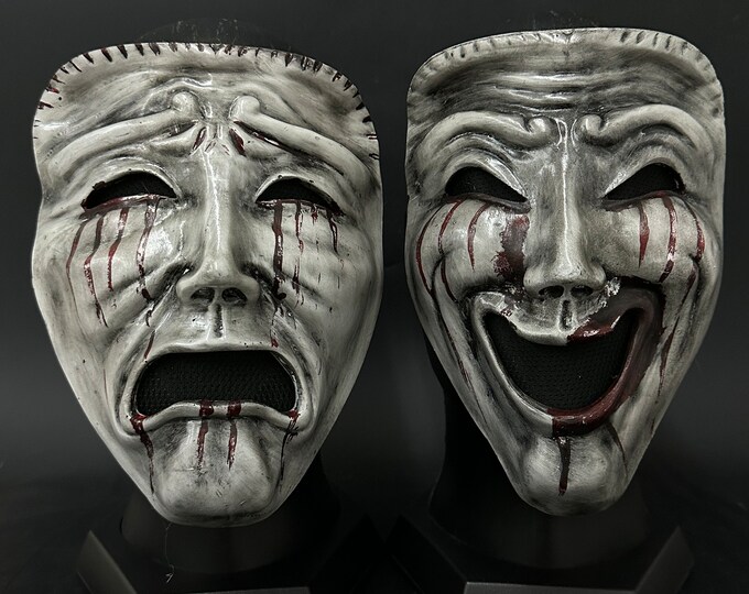 SCP 035 Mask,greek Comedy ,tragedy Masks,theater Masks,wearable Cosplay ...