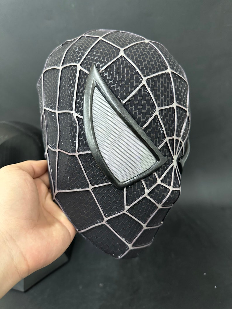 Black Spiderman Mask-spiderman Cosplay Sam Raimi Venom Spiderman Mask With Faceshell and ...