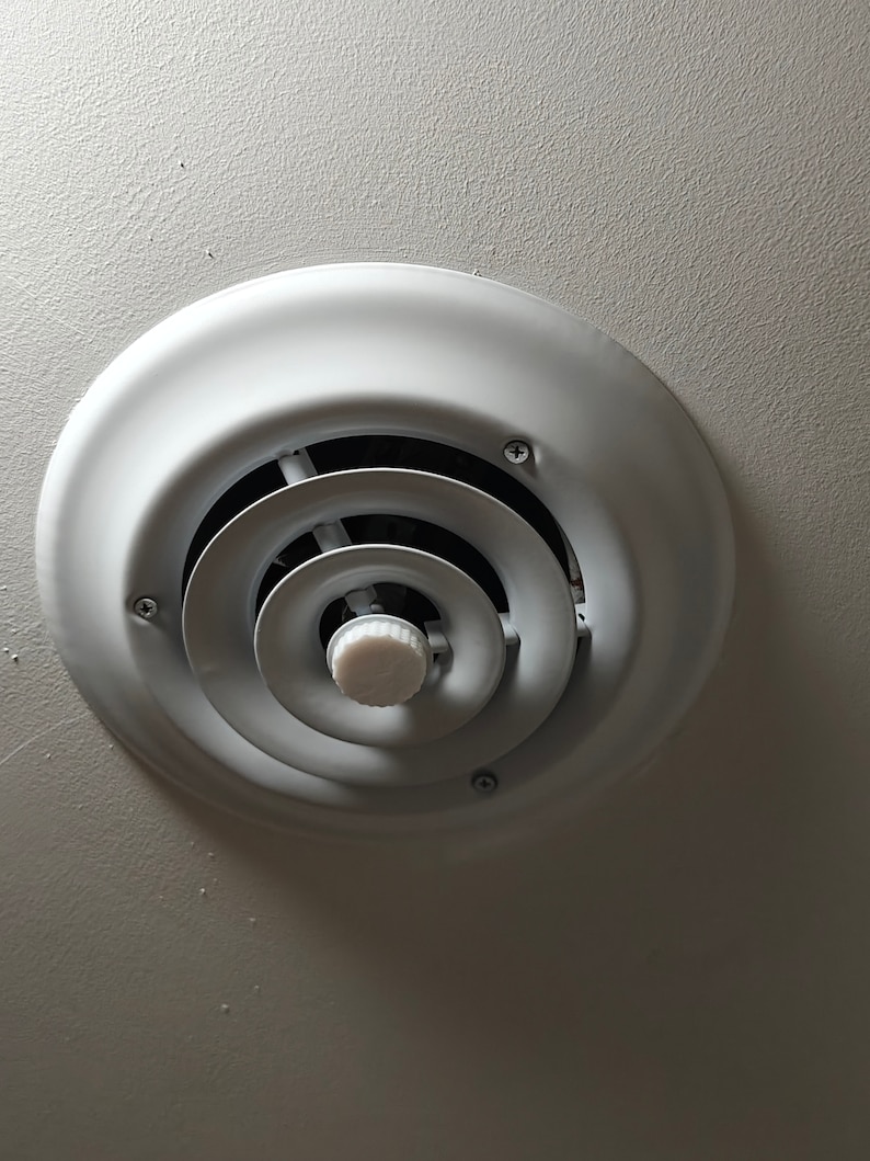 4 Pc - HVAC Ceiling Vent Control Knob D Shape Plastic Diffuser Tool to ...