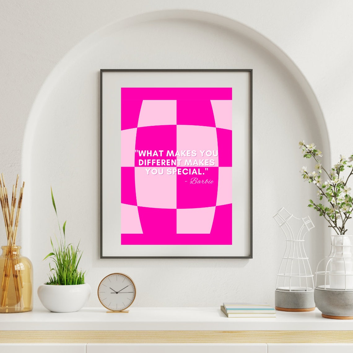 Barbie Movie Quote Poster, Barbie Print Decoration Artwork, Barbie Doll ...
