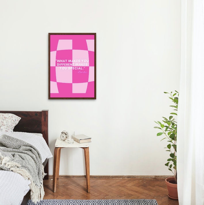 Barbie Movie Quote Poster, Barbie Print Decoration Artwork, Barbie Doll ...