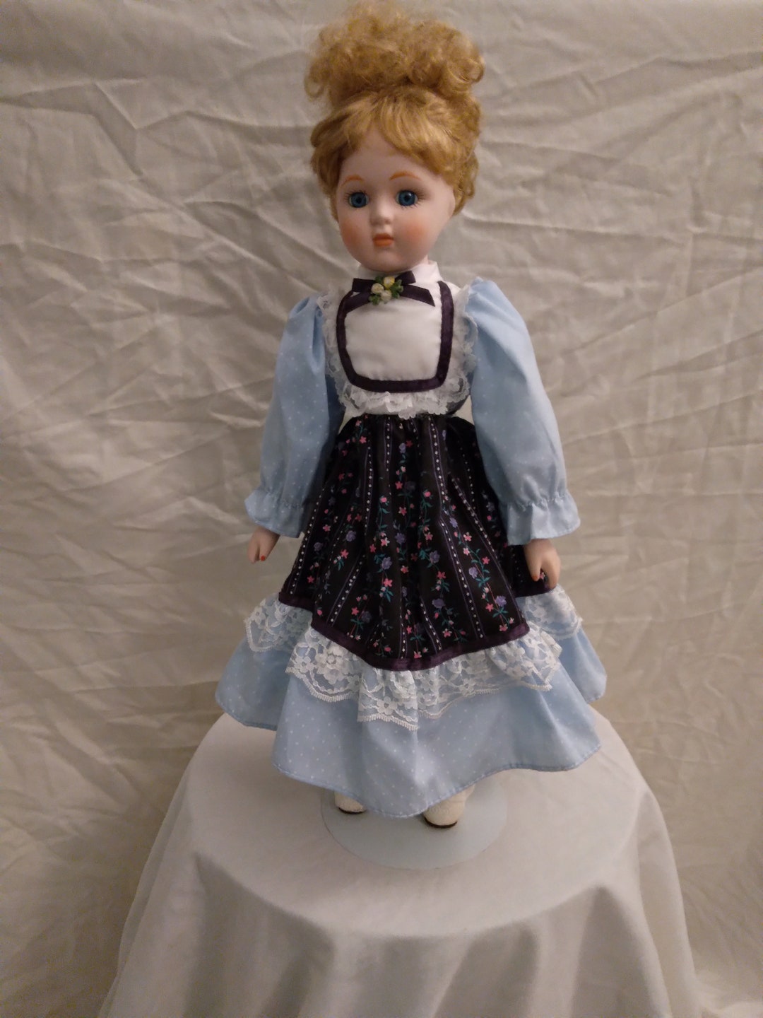 Porcelain Doll With Stand - Etsy