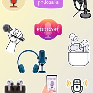 Podcast Enthusiast Sticker Pack! - Etsy