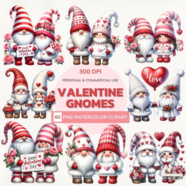 Watercolor Valentine - Etsy