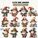 Watercolor Firefighter Gnome Clipart Firefighter PNG Cute Gnome Clipart ...