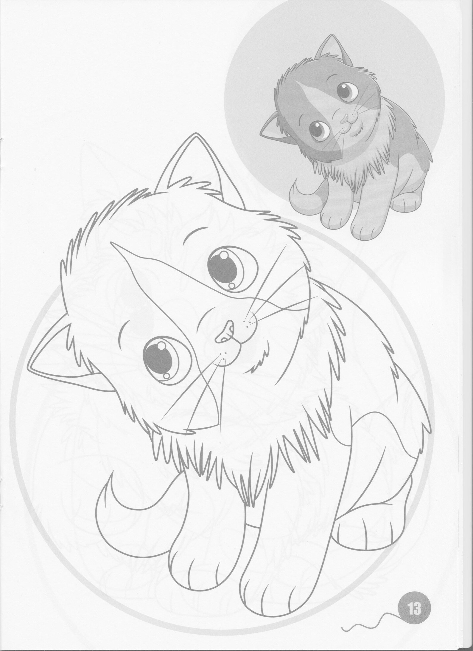 Cats Coloring Pages Part 3 - Etsy