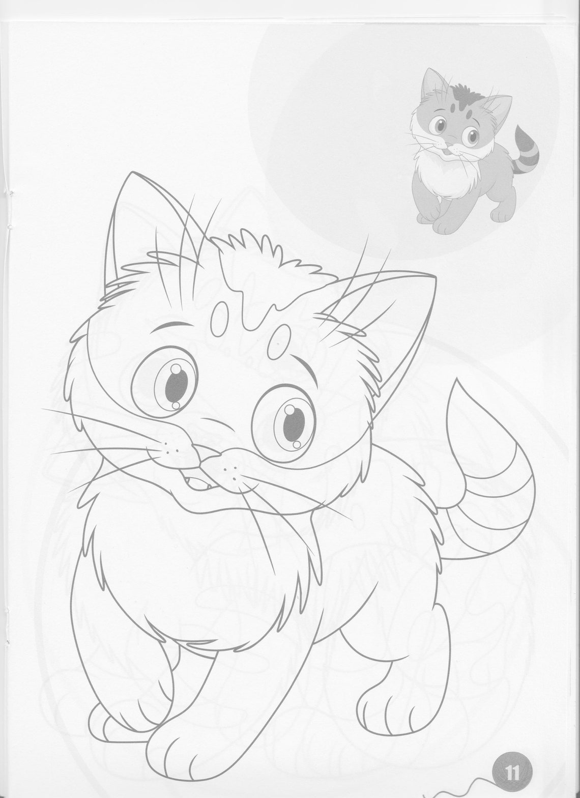 Cats Coloring Pages Part 3 - Etsy