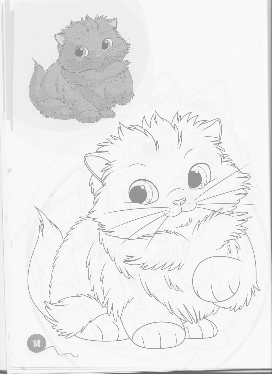 Cats Coloring Pages Part 3 - Etsy