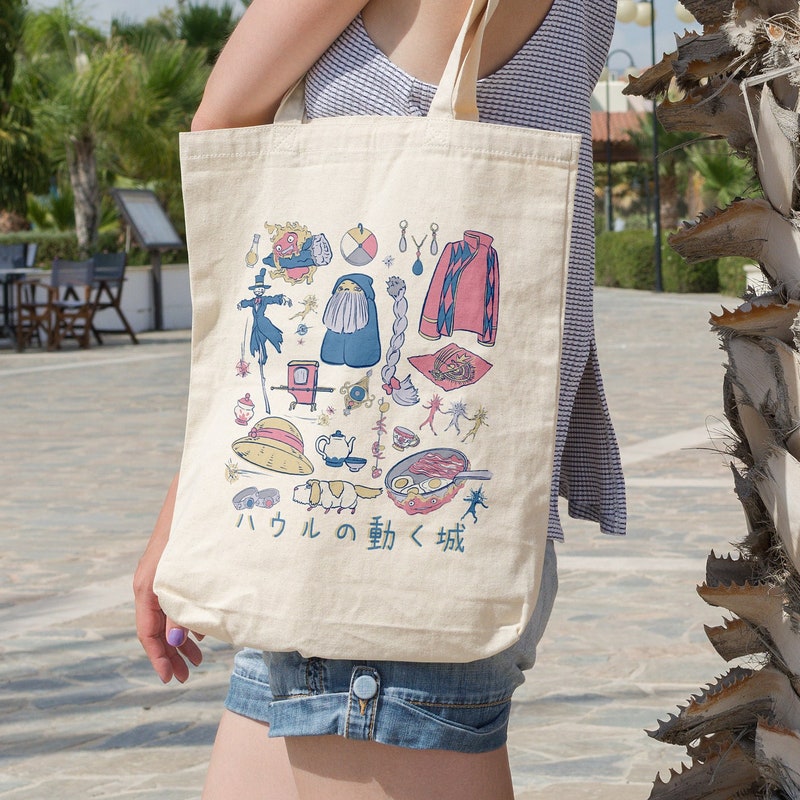Anime Tote Bag - Etsy
