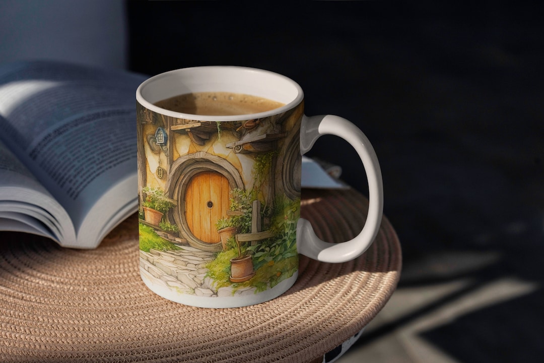 Cute Hobbit Hole Mug, Cottagecore Coffee Mug, Cute Coffee Mug, Cute ...