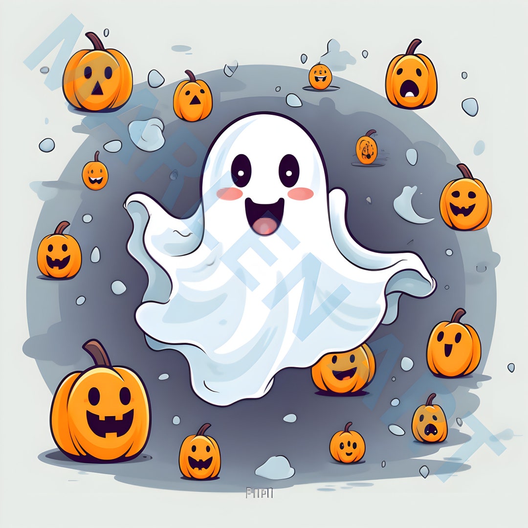 Baby Ghost Baby Ghost Clipart Cute Ghost PNG & SVG Files - Etsy