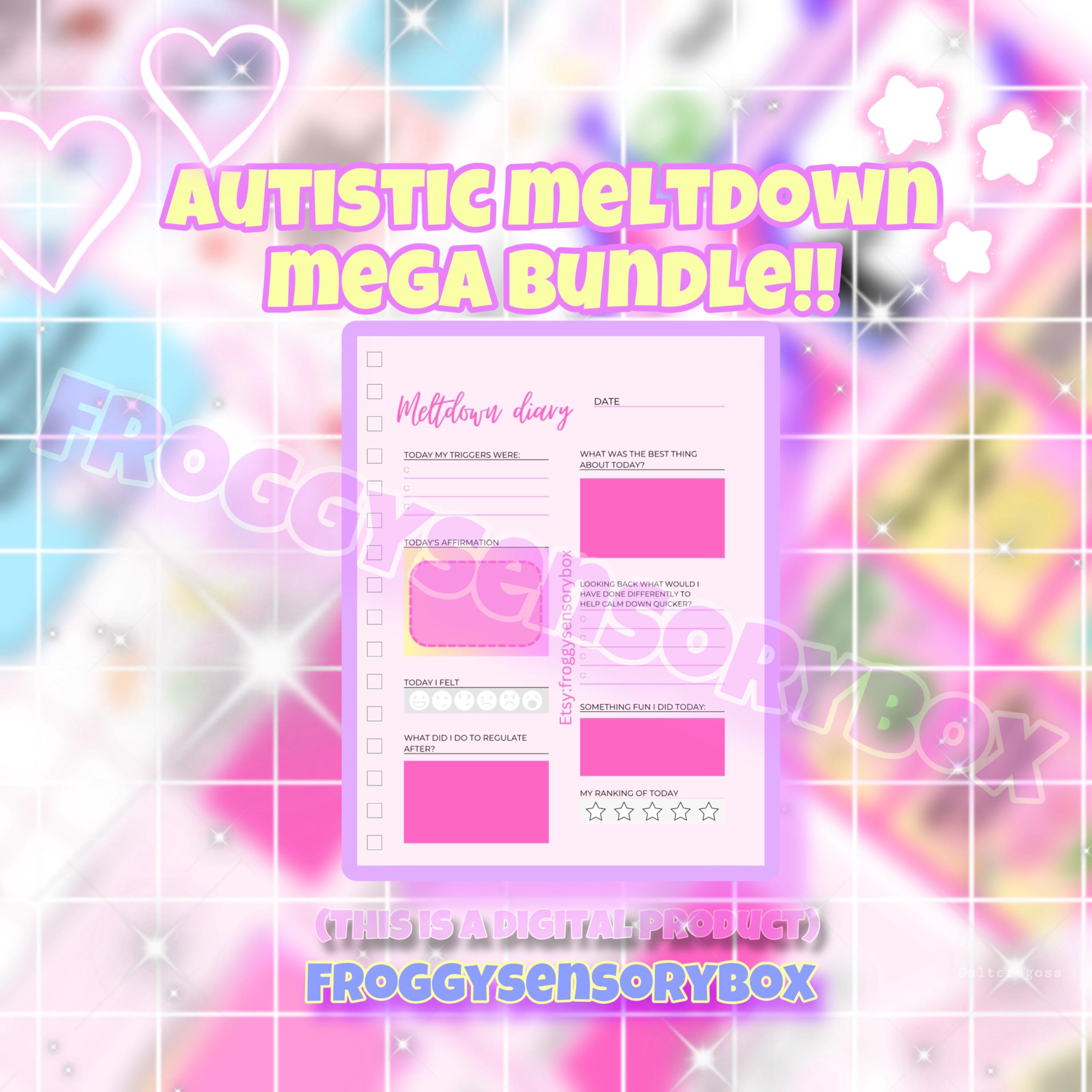 Meltdown Mega Bundle for Autism, Adhd, Verbal Shutdowns, Non Verbal! - Etsy
