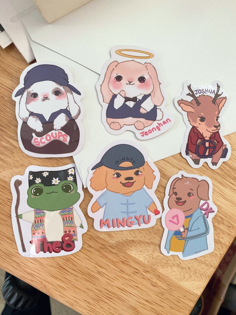 SEVENTEEN '95,'97-line Stickers // SVT S.coups Jeonghan Joshua The8 ...