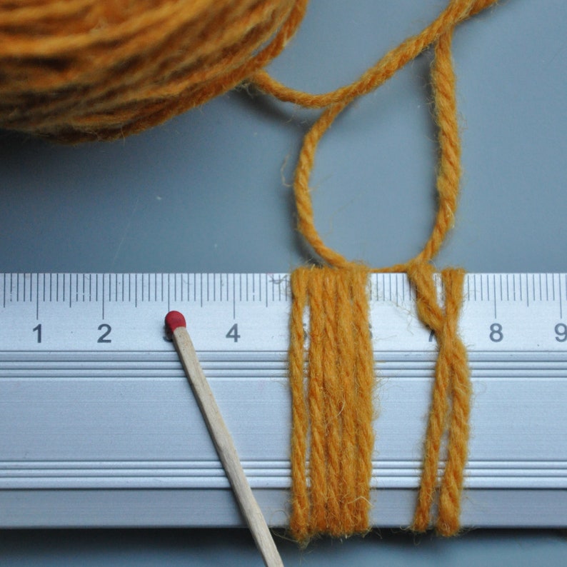 Worsted Weight Wool Weaving Yarn, 50g Skein, Rug Kilim Tapestry Wall ...