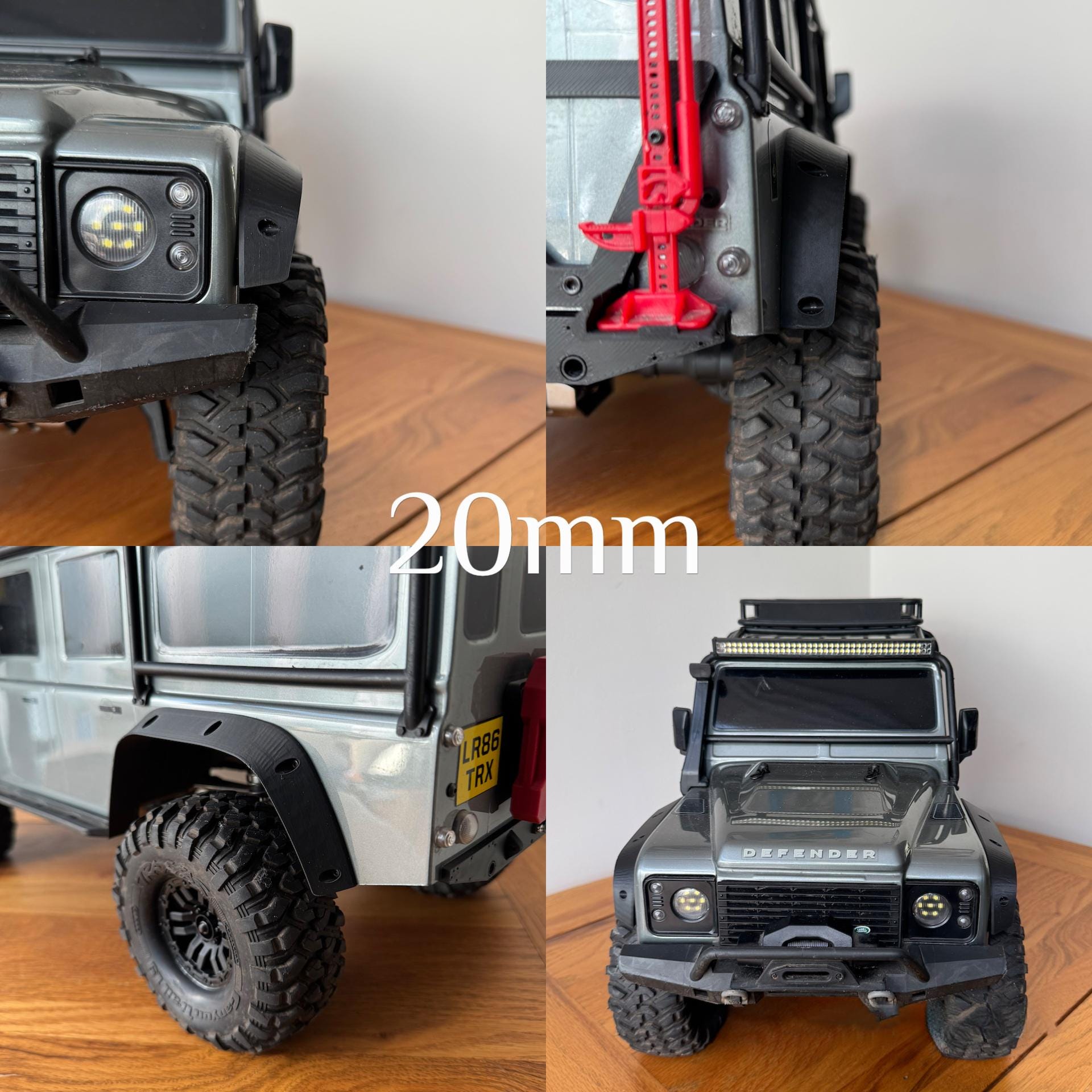 TRX4 Defender Wheel Arches / Fenders - Different Sizes - Upgraded - Etsy UK