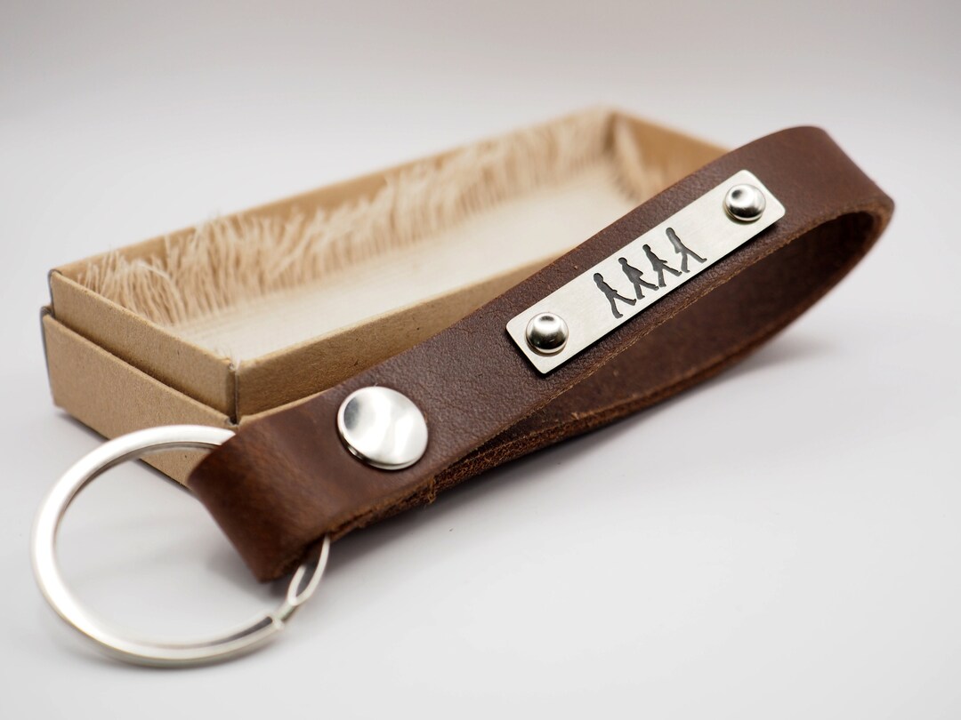 Leather Keychain, the Beatles Keychain, Beatles Fans Gift, Musician ...