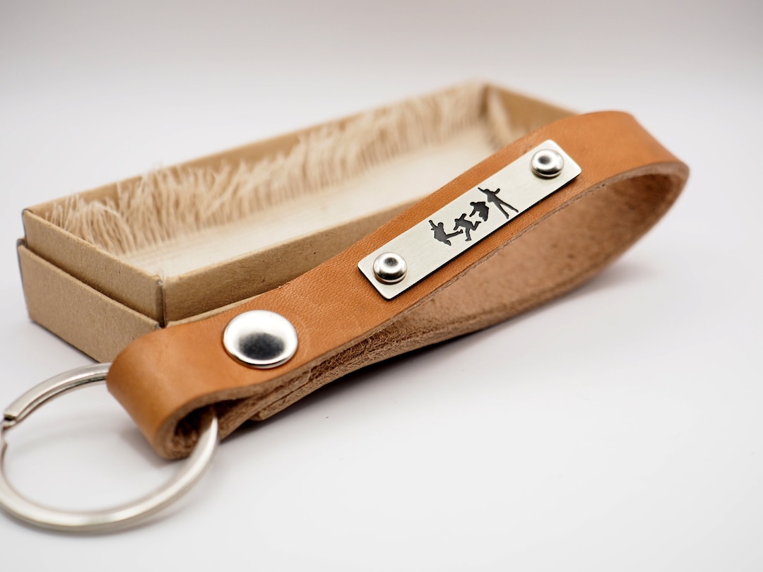 Leather Keychain, the Beatles Keychain, Beatles Fans Gift, Musician ...