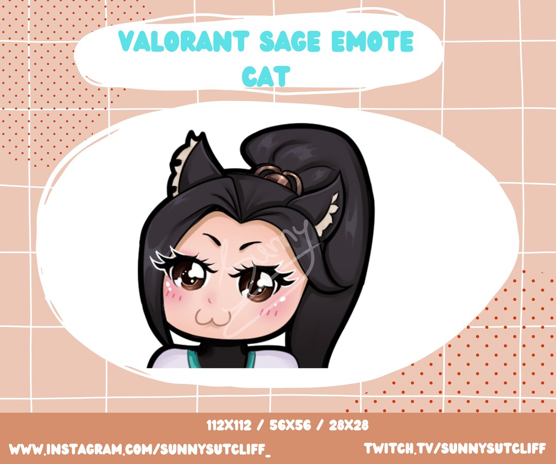 Valorant Sage Heart Emote for Twitch, Discord, Youtube - Etsy