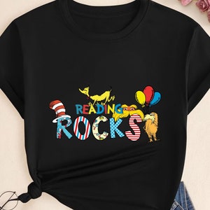 Read Rocks Tshirt, Be Kind, Read Across America Tee, 100 Days School ...