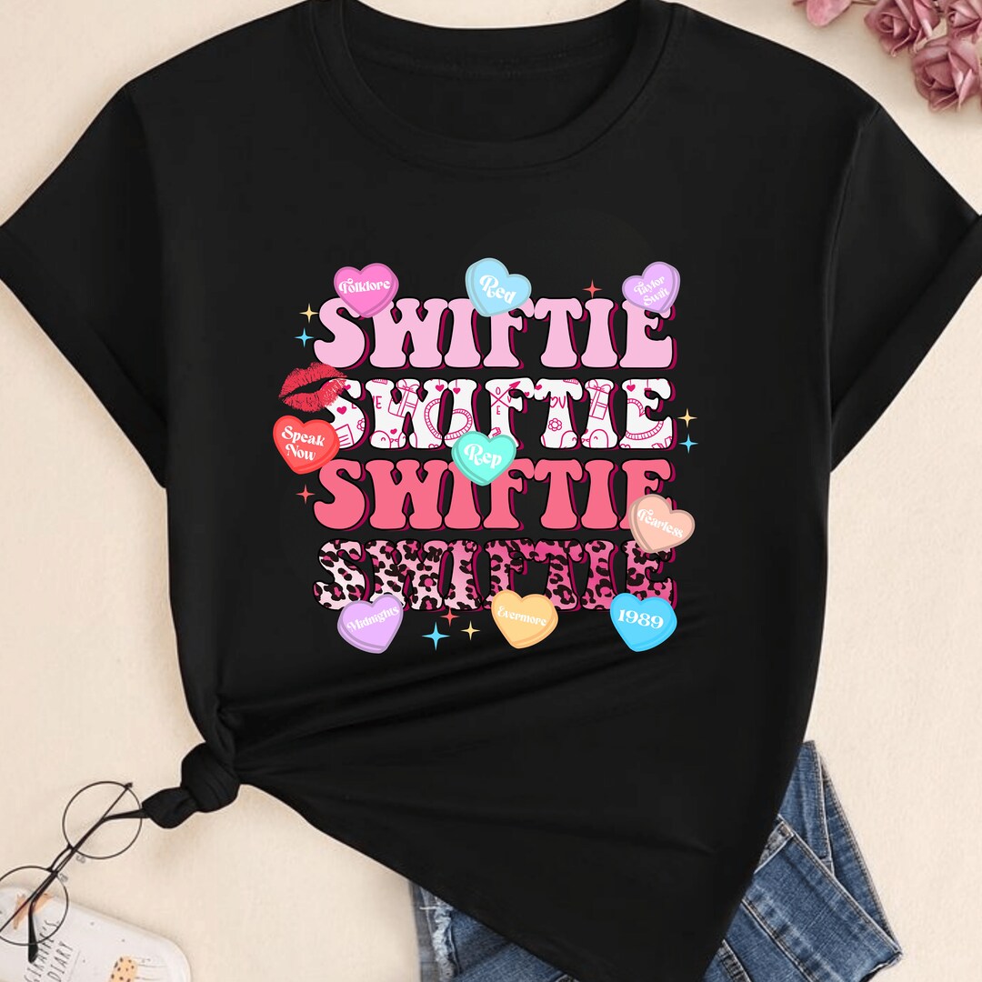 Swiftie Valentine Sweatshirt, Heart Love Shirt, Swiftie Lover Valentine ...