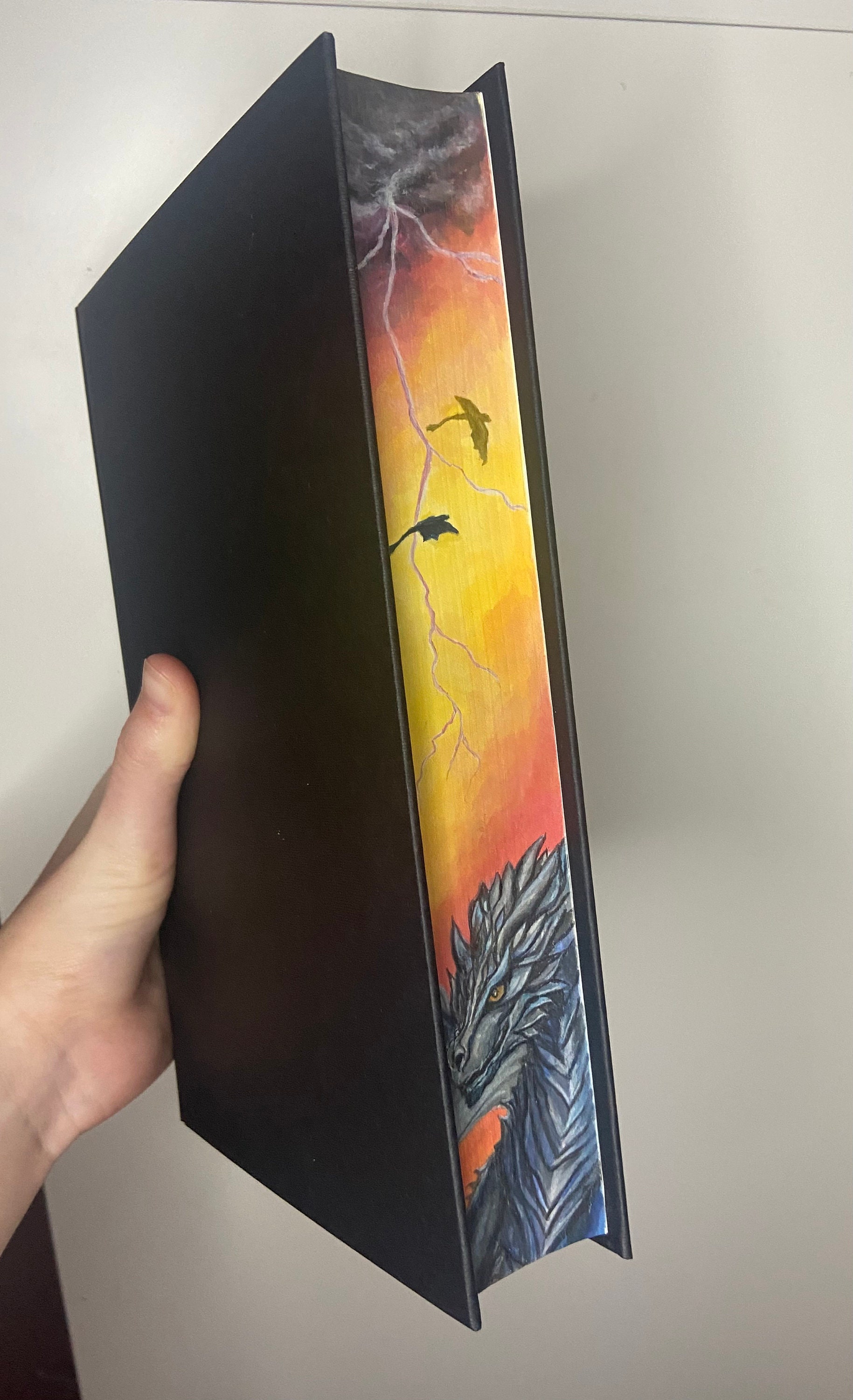 Fourth Wing Fore-edge Painting - Etsy