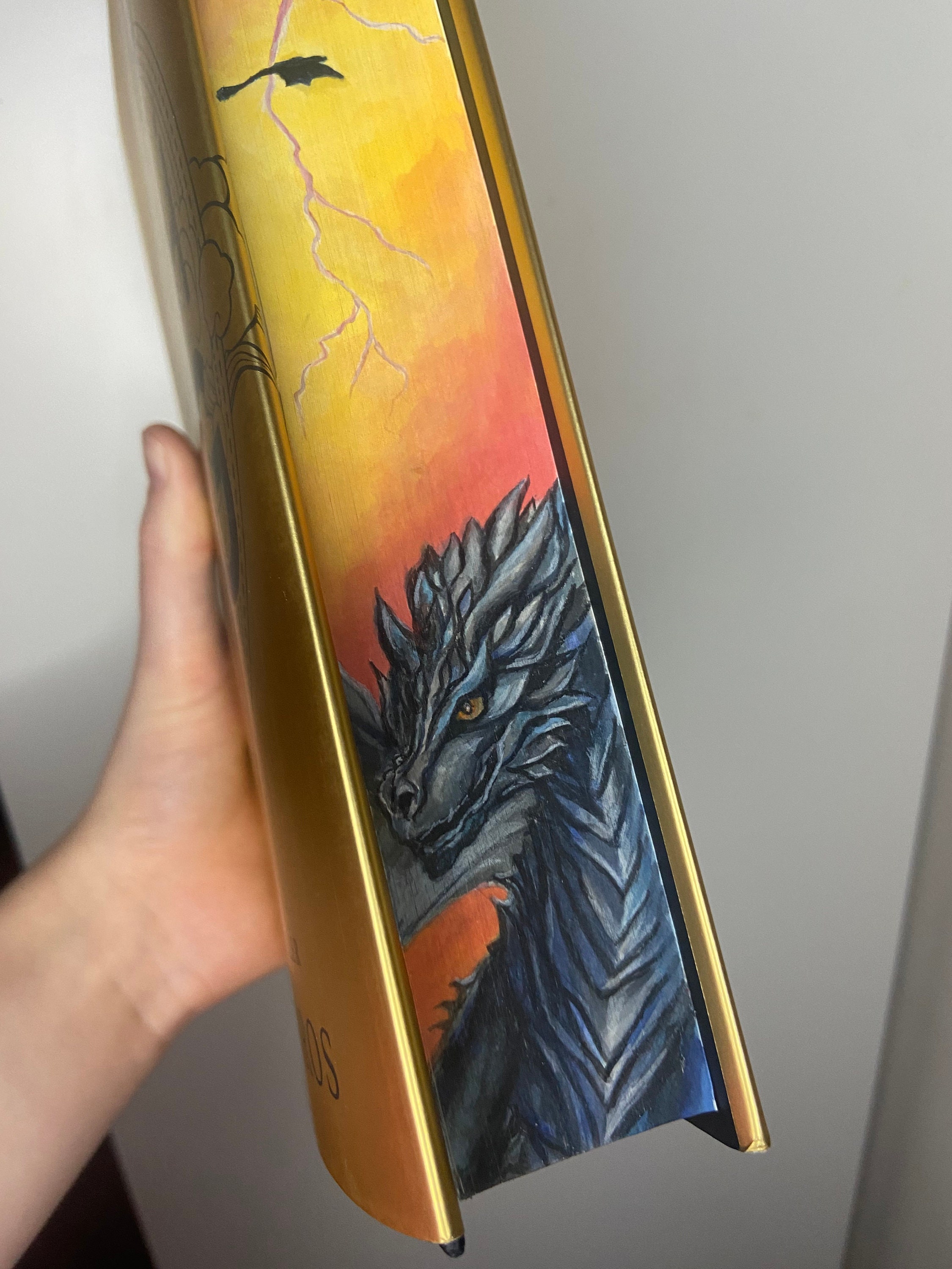 Fourth Wing Fore-edge Painting - Etsy