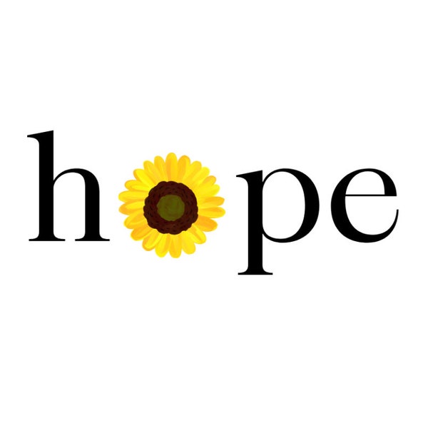 Hope Word Svg - Etsy