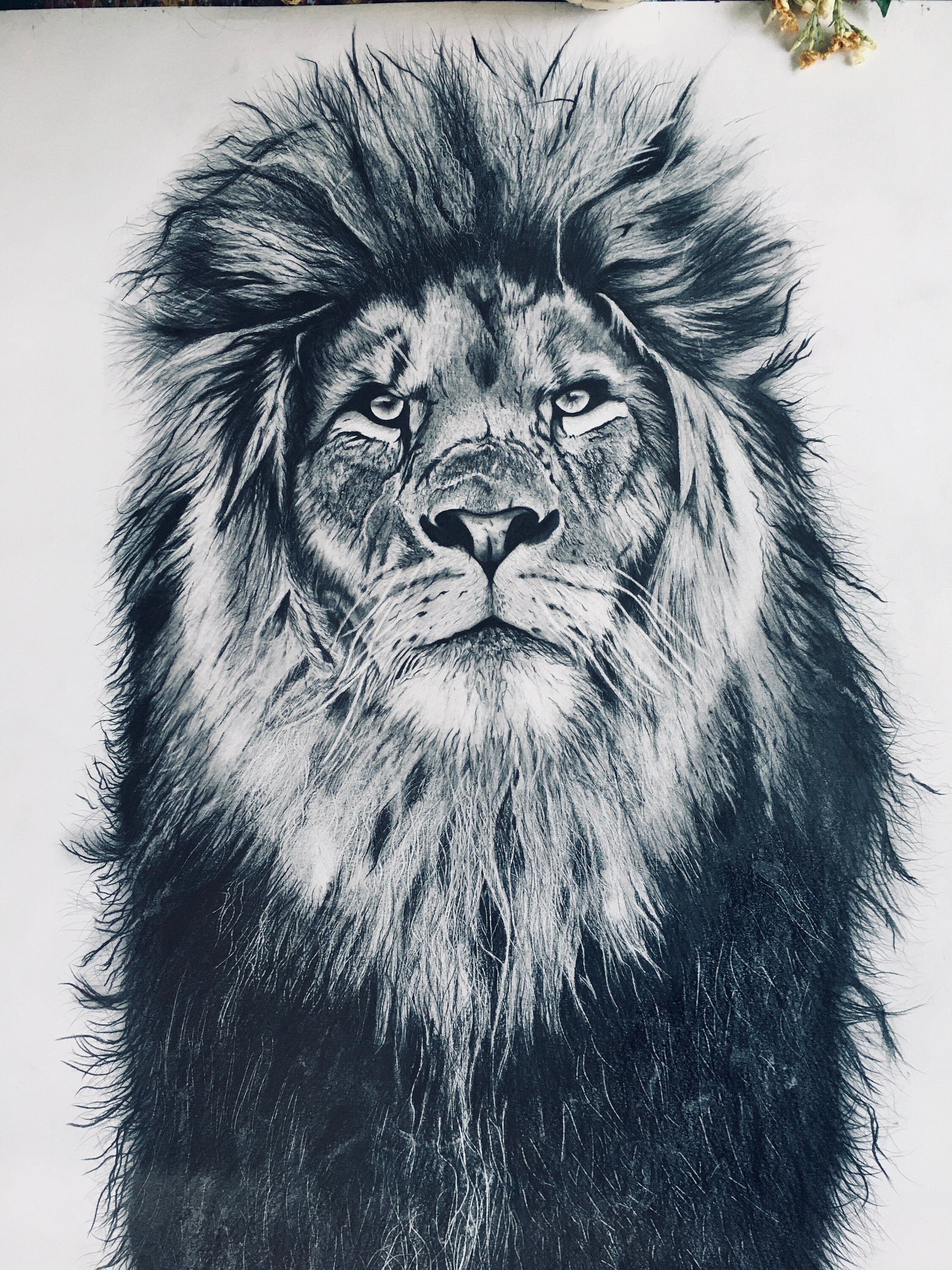Simple Realism Art Black And White