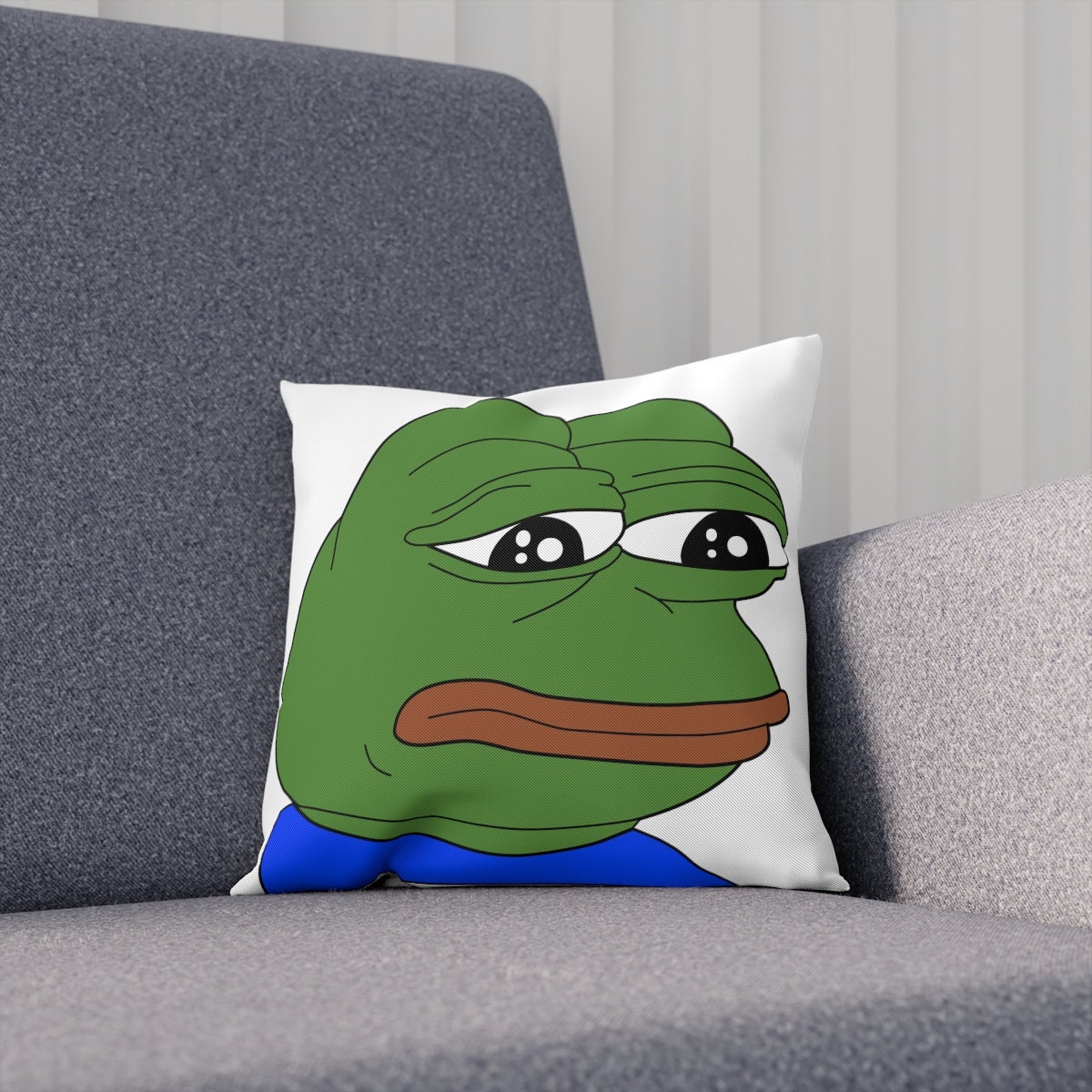Sad Pepe Meme - Pillow - Etsy
