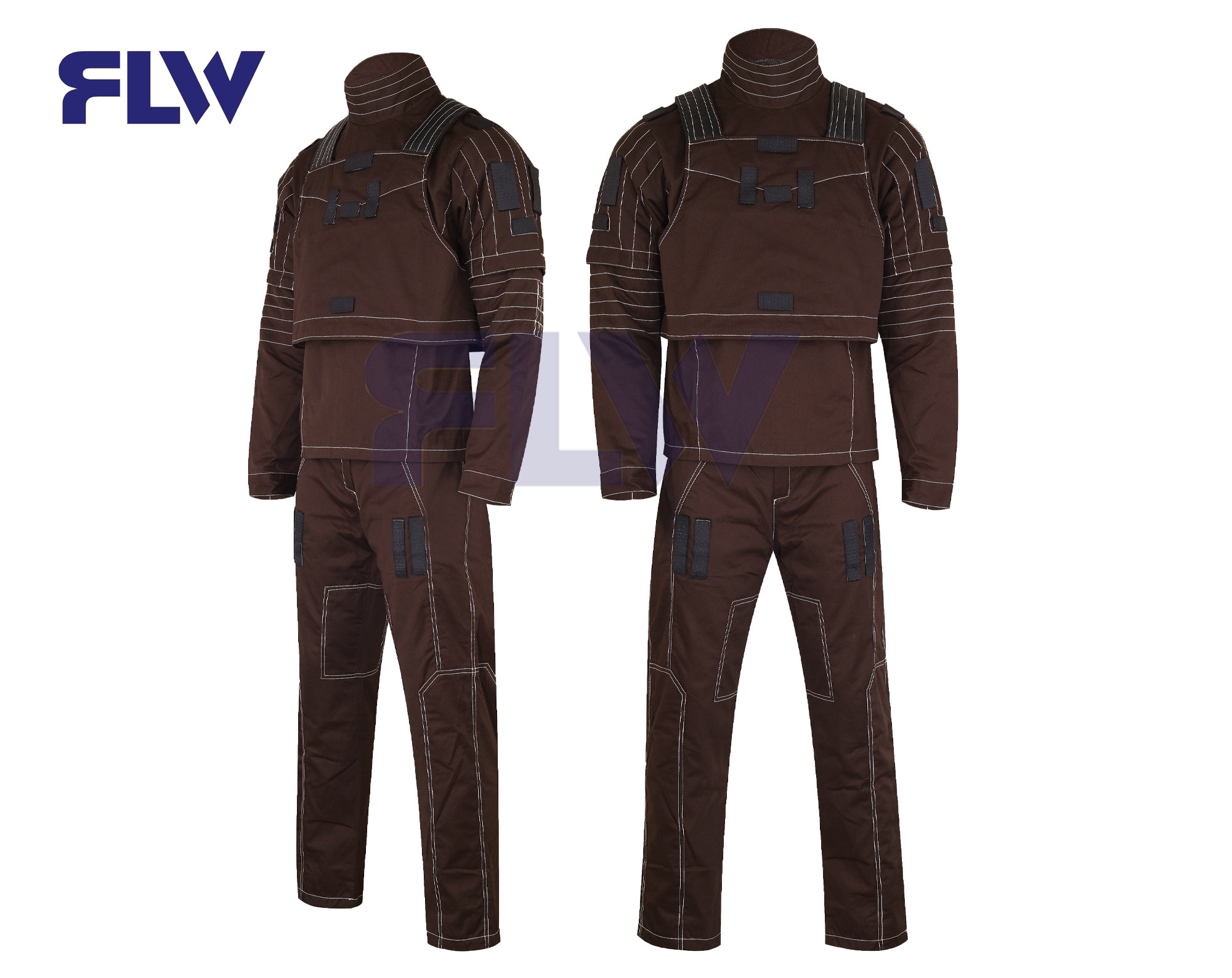 3 Piece Flak Vest and Suit With Velcro, Din Djarin Cosplay Bounty ...