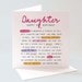 Personalised Daughter 30th Birthday Card, Milestone Birthday Card ...