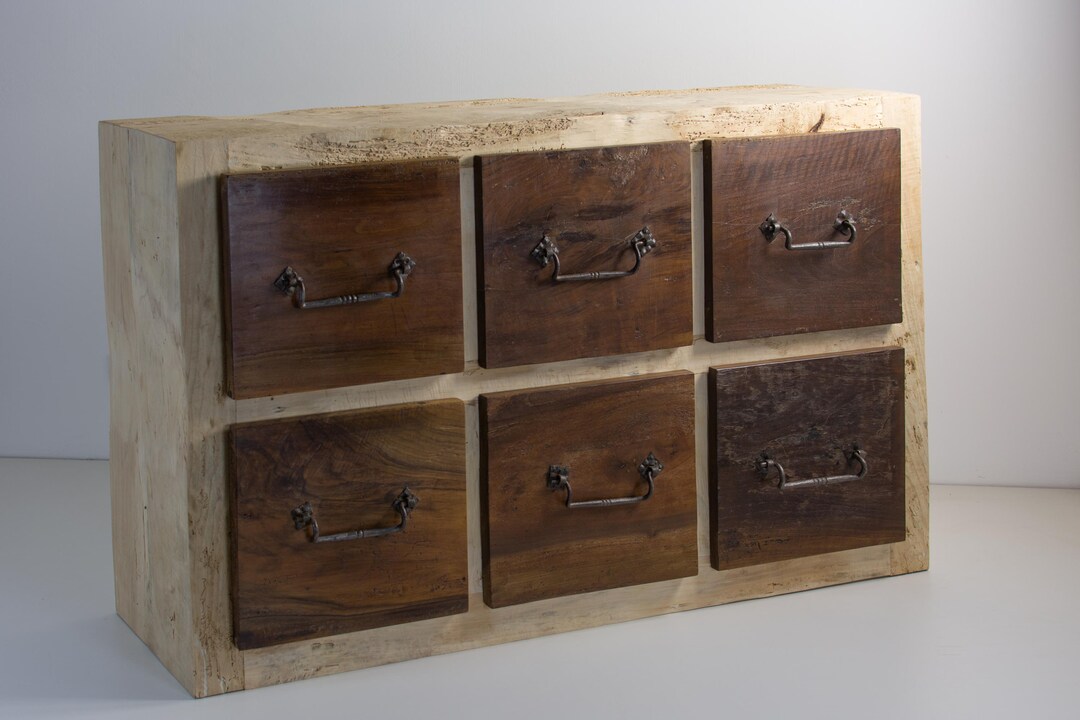 Antique Reclaimed Wood Chest of Drawers, Antique Wooden Chest of ...