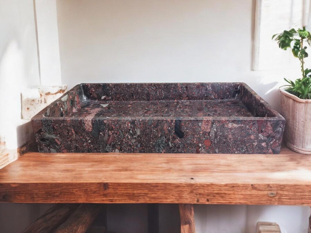 Seven Colors Granite Countertop Washbasin Size 90 X 50 Cm, Granite ...