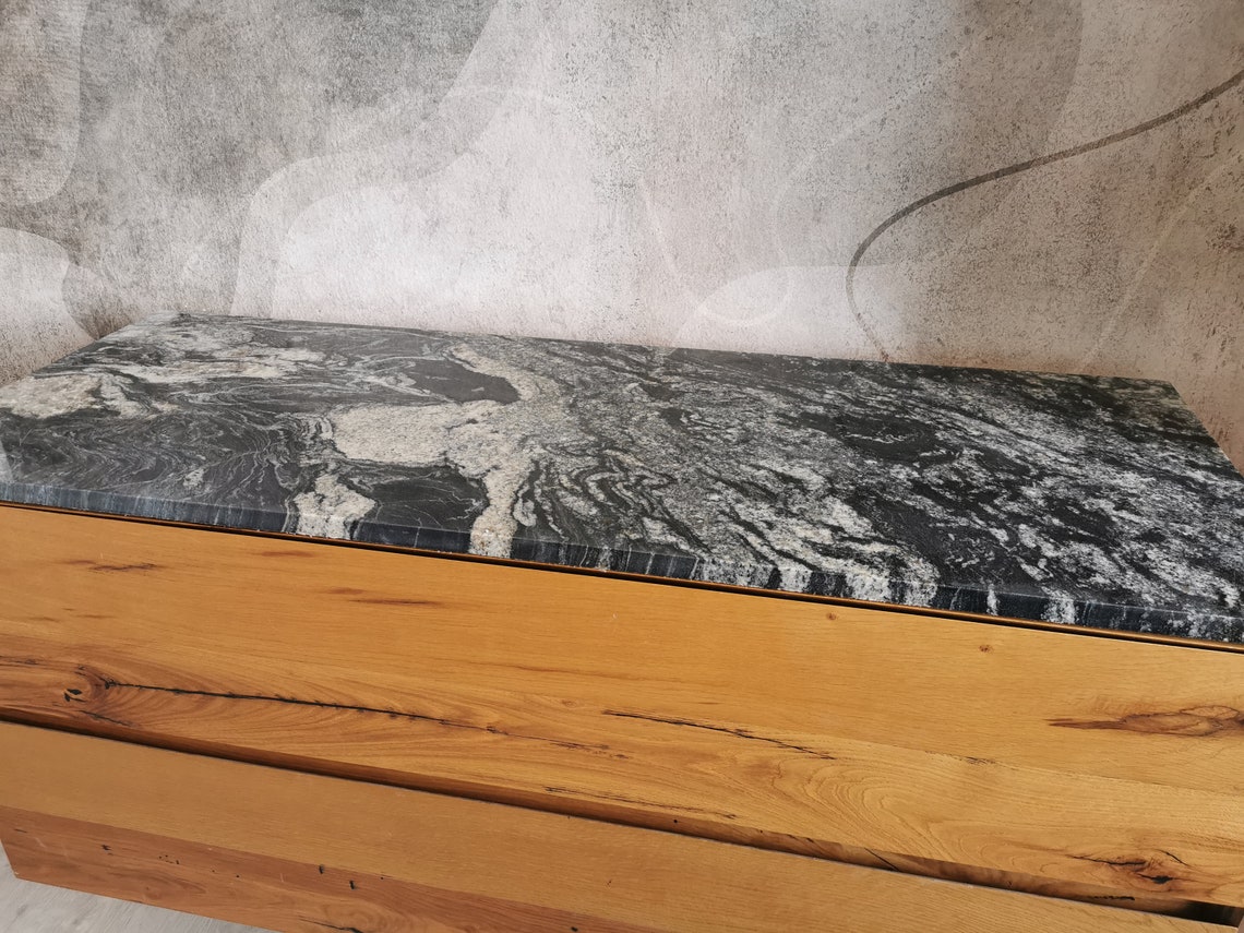 Black Granite Shelf, Countertop Sink Shelves, Sink Holder, Bathroom ...