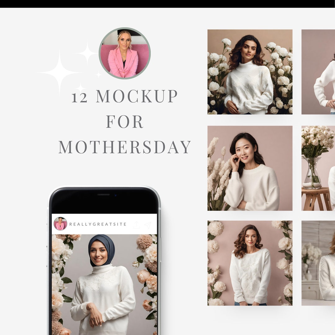 Mothers Day Mock up Lifestyle Mockup Mommy and Me Mockup Mothers Day ...
